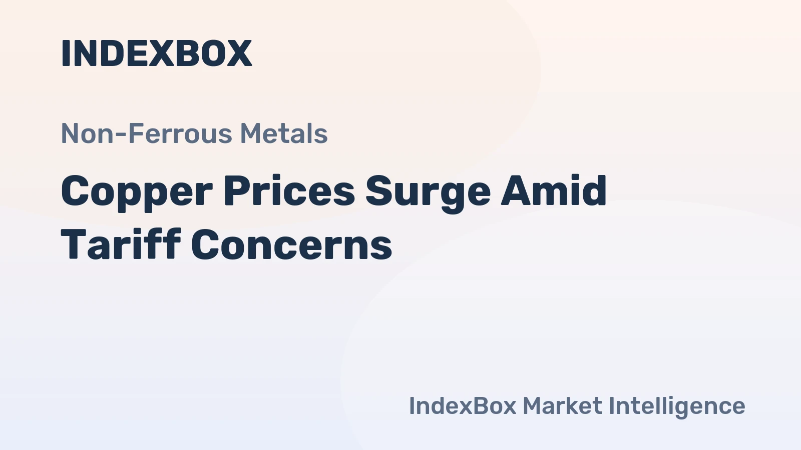 Copper Prices Surge Amid Tariff Concerns