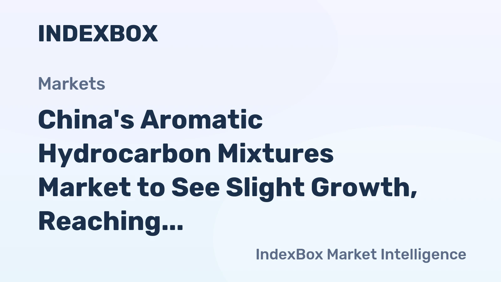China's Aromatic Hydrocarbon Mixtures Market to See Slight Growth, Reaching 87K Tons and $83M by 2035