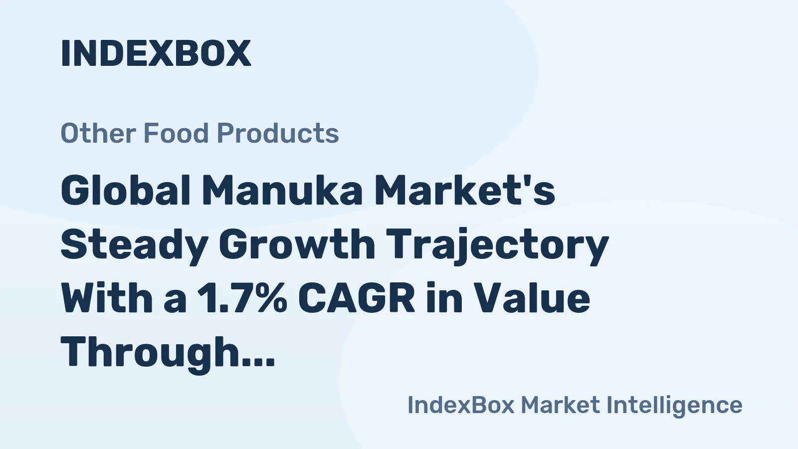 Global Manuka Market's Steady Growth Trajectory With a 1.7% CAGR in Value Through 2035