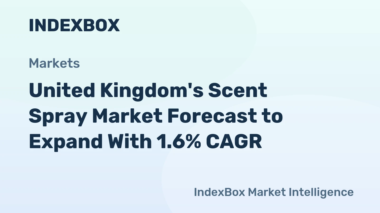 United Kingdom's Scent Spray Market Forecast to Expand With 1.6% CAGR