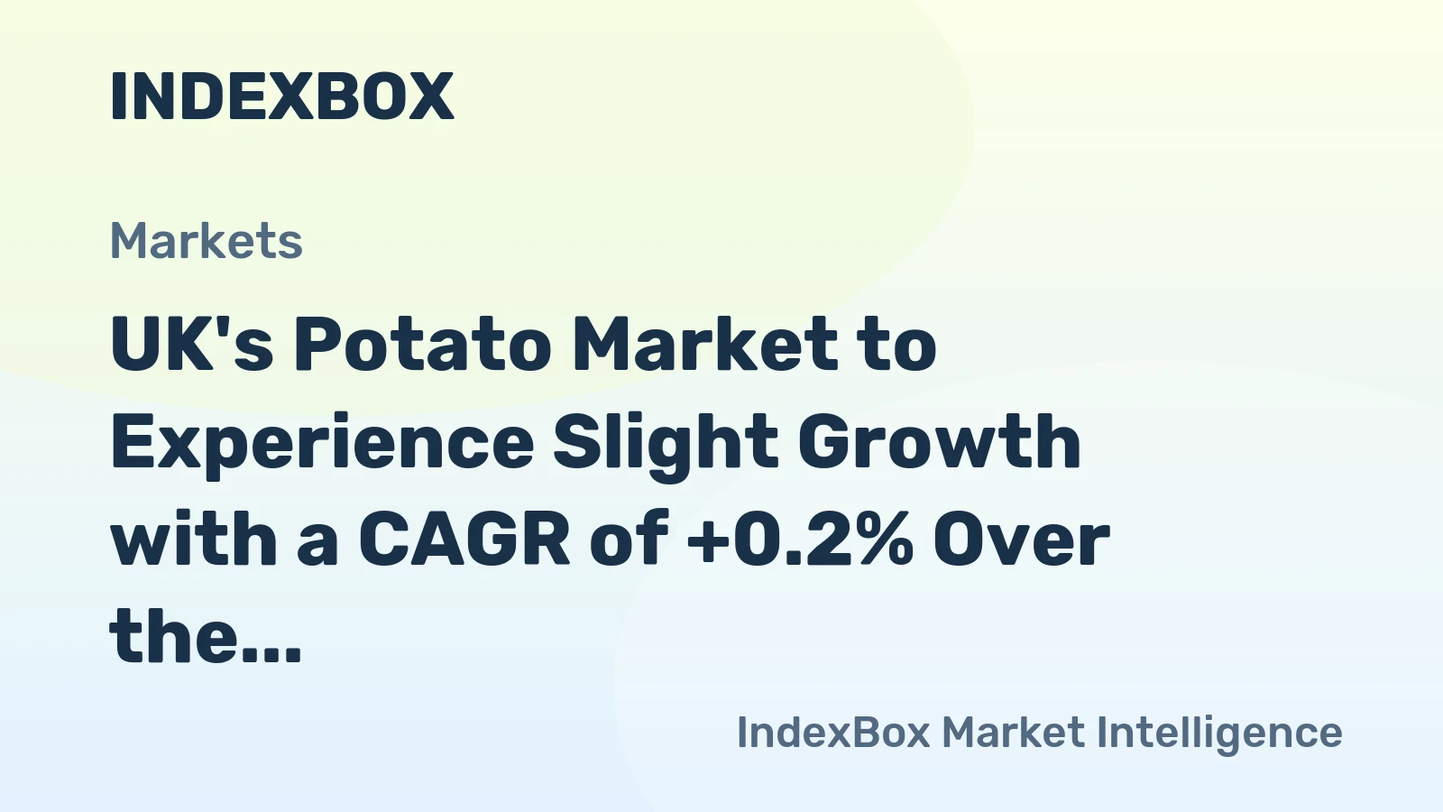 UK's Potato Market to Experience Slight Growth with a CAGR of +0.2% Over the Next Decade