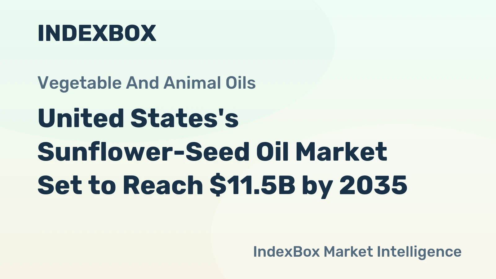 United States's Sunflower-Seed Oil Market Set to Reach $11.5B by 2035