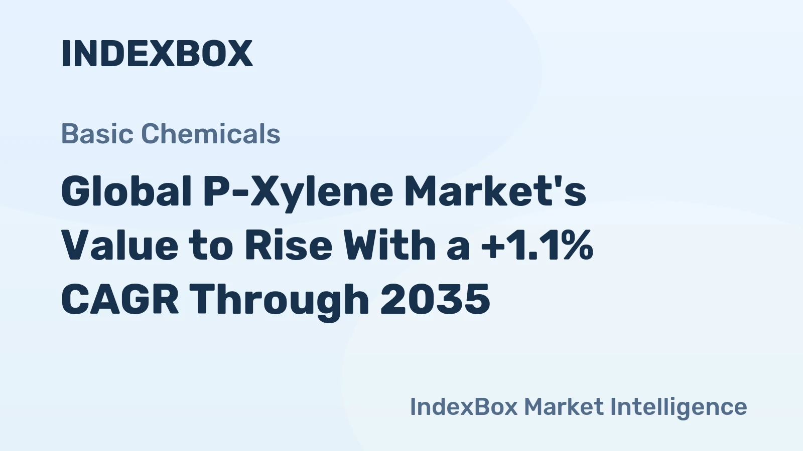 Global P-Xylene Market's Value to Rise With a +1.1% CAGR Through 2035