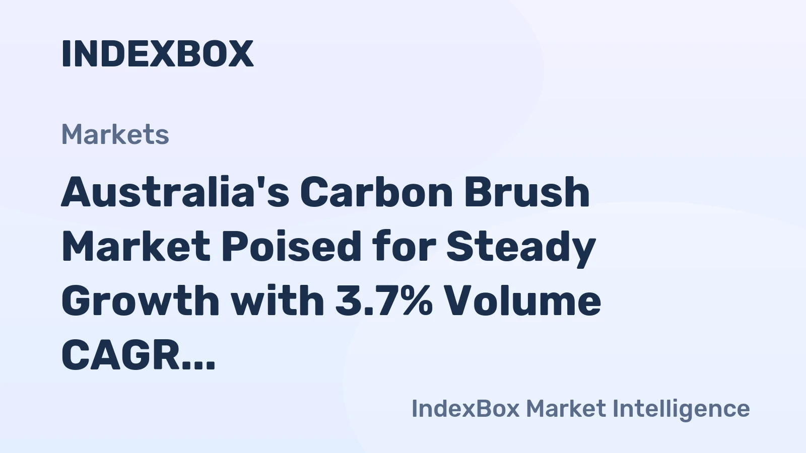 Australia's Carbon Brush Market Poised for Steady Growth with 3.7% Volume CAGR Through 2035