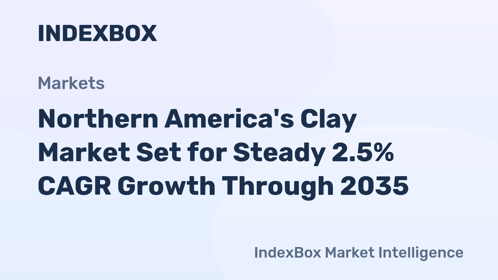 Northern America's Clay Market Set for Steady 2.5% CAGR Growth Through 2035