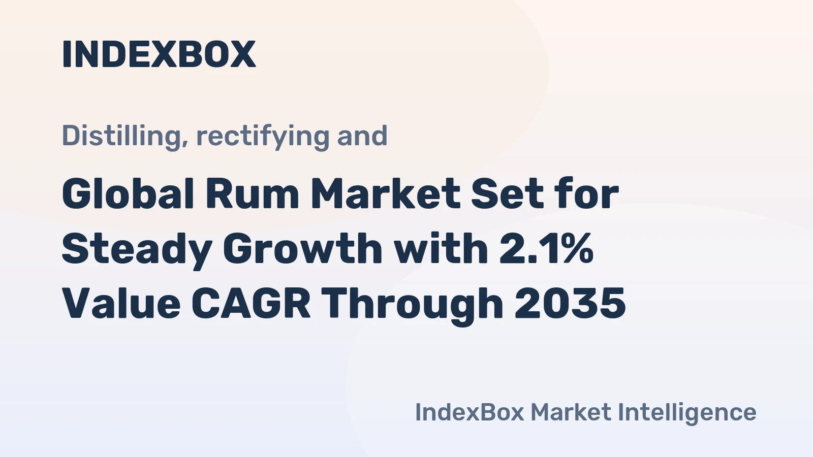 Global Rum Market Set for Steady Growth with 2.1% Value CAGR Through 2035