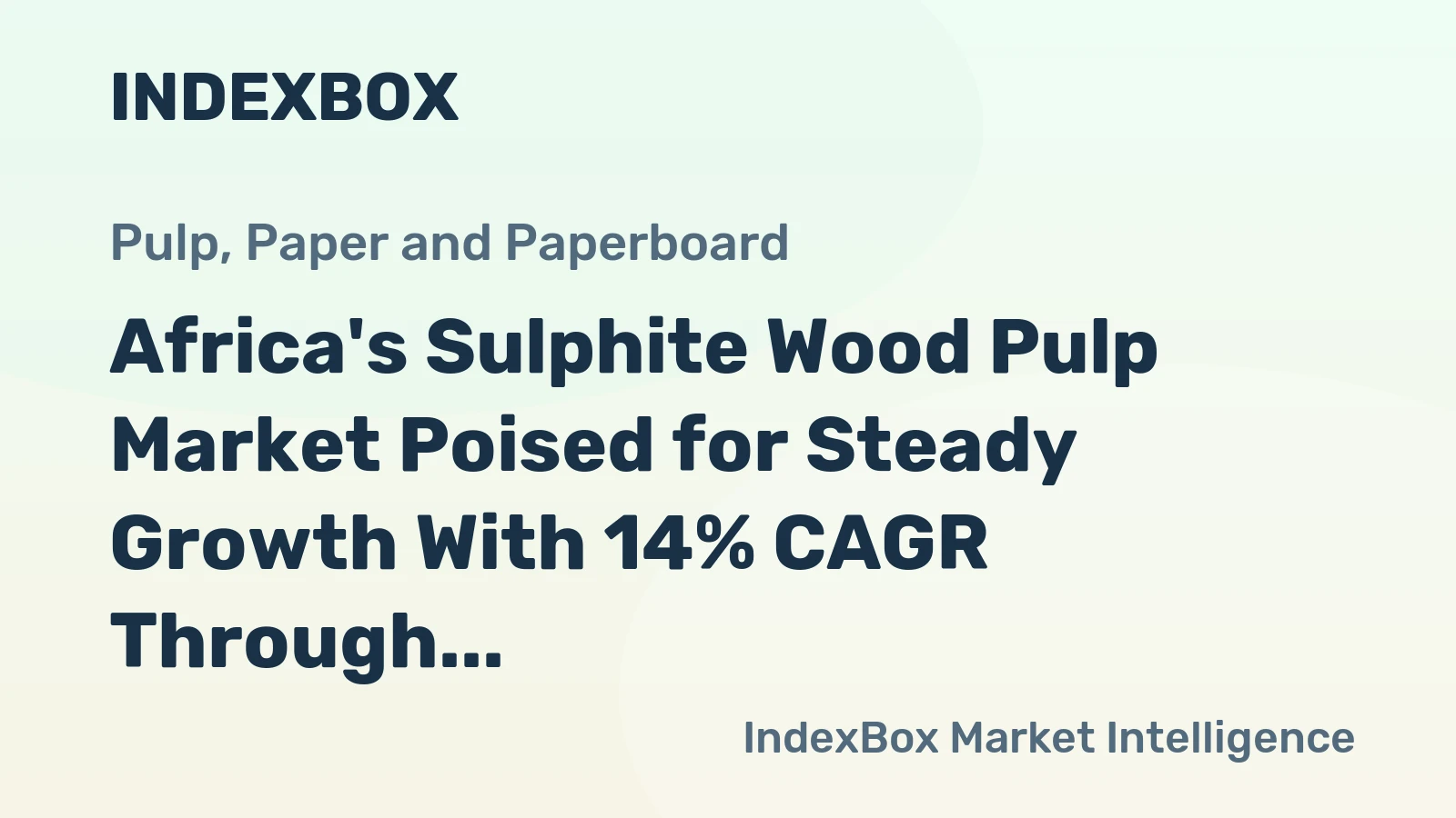 Africa's Sulphite Wood Pulp Market Poised for Steady Growth With 14% CAGR Through 2035