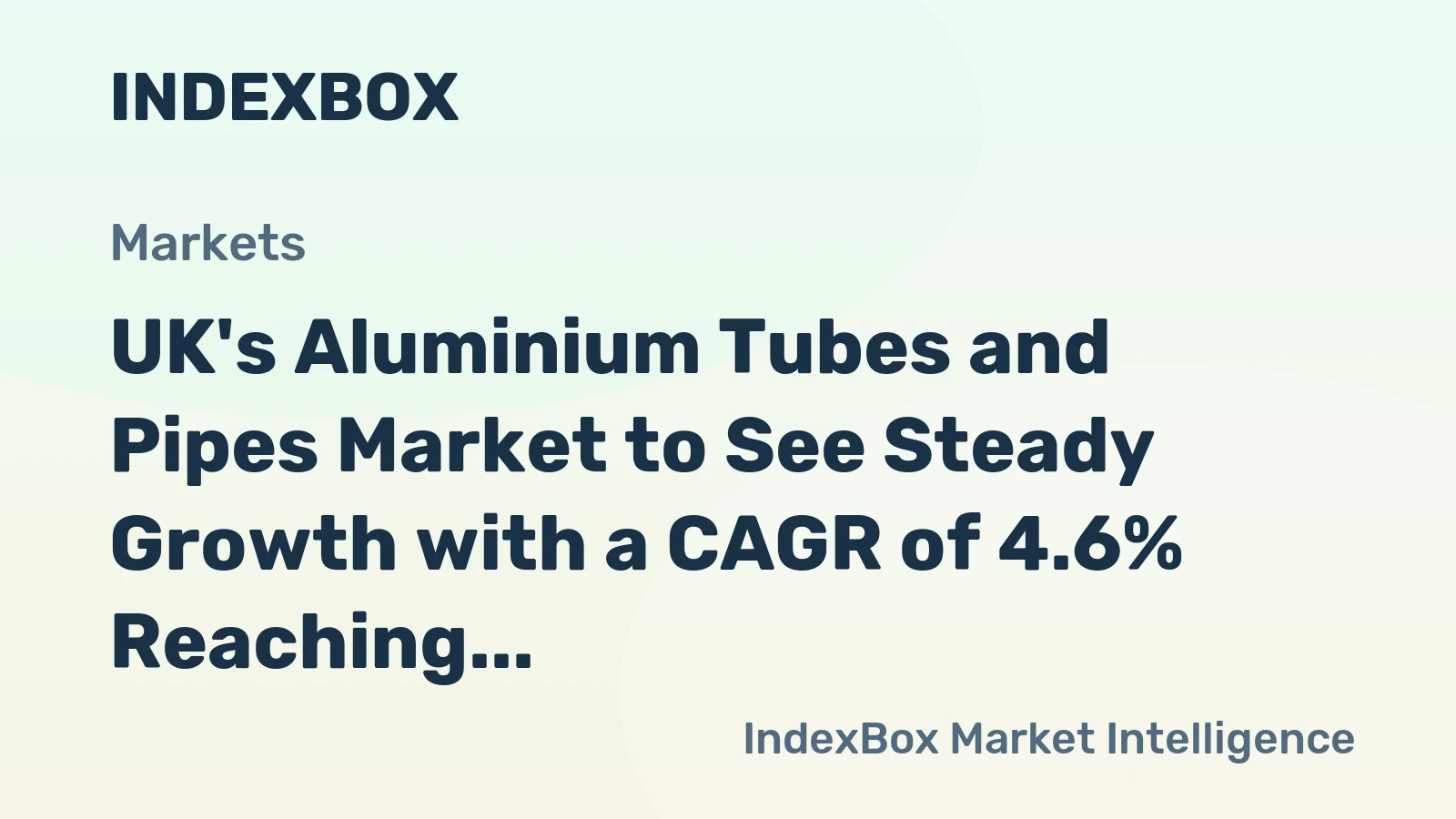 UK's Aluminium Tubes and Pipes Market to See Steady Growth with a CAGR of 4.6% Reaching $611M by 2035