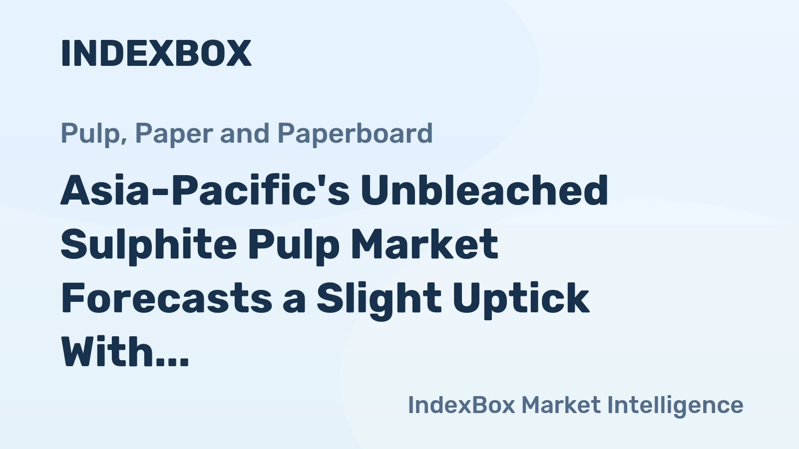 Asia-Pacific's Unbleached Sulphite Pulp Market Forecasts a Slight Uptick With 0.2% CAGR Through 2035