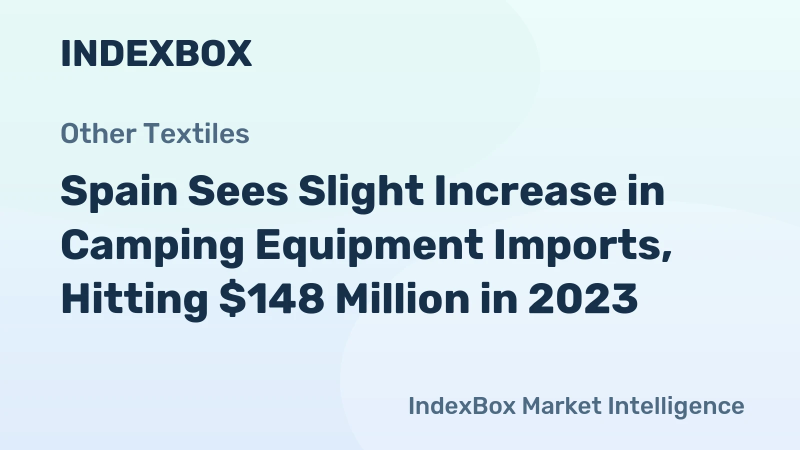 Spain Sees Slight Increase in Camping Equipment Imports, Hitting $148 Million in 2023