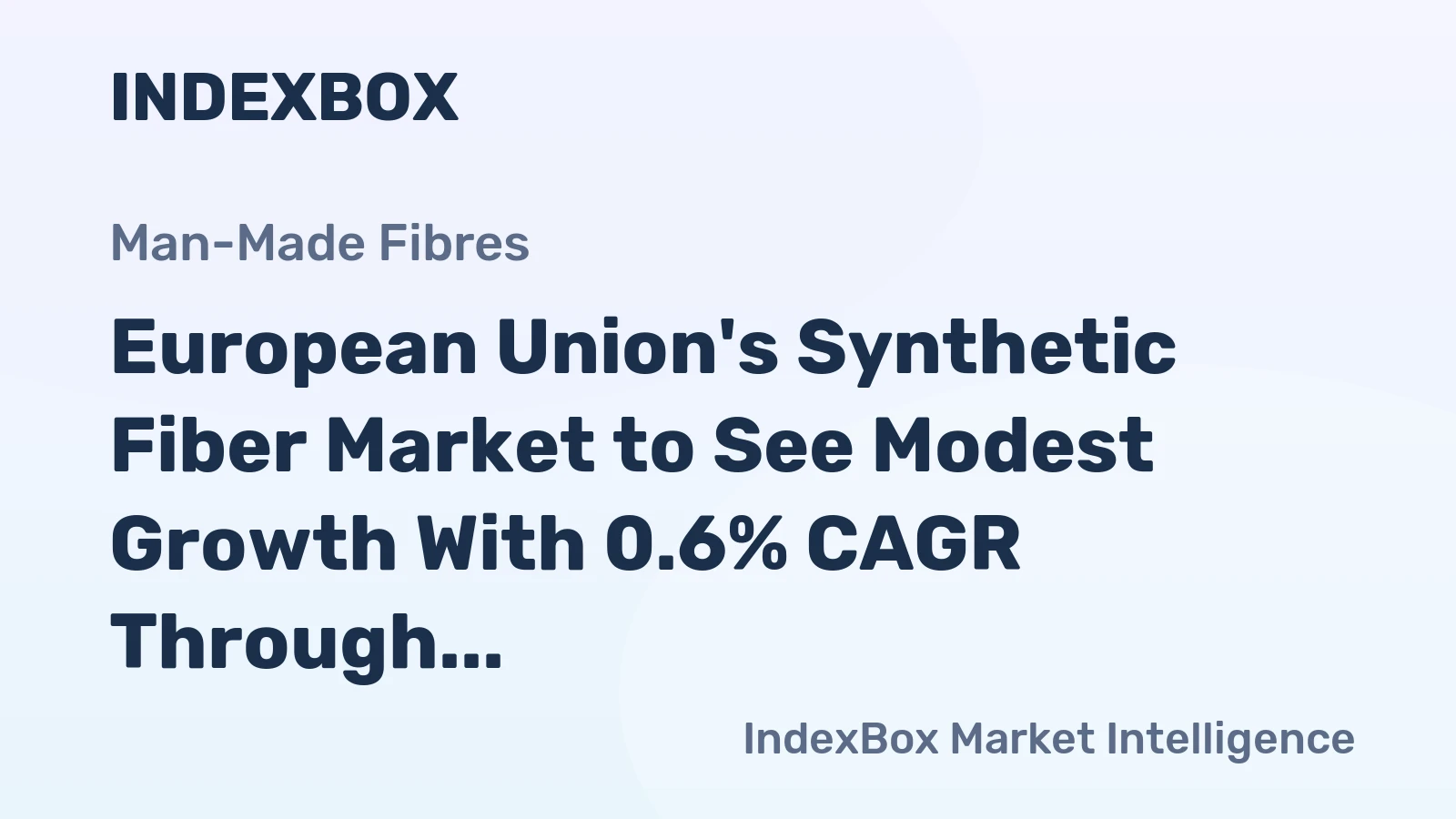 European Union's Synthetic Fiber Market to See Modest Growth With 0.6% CAGR Through 2035