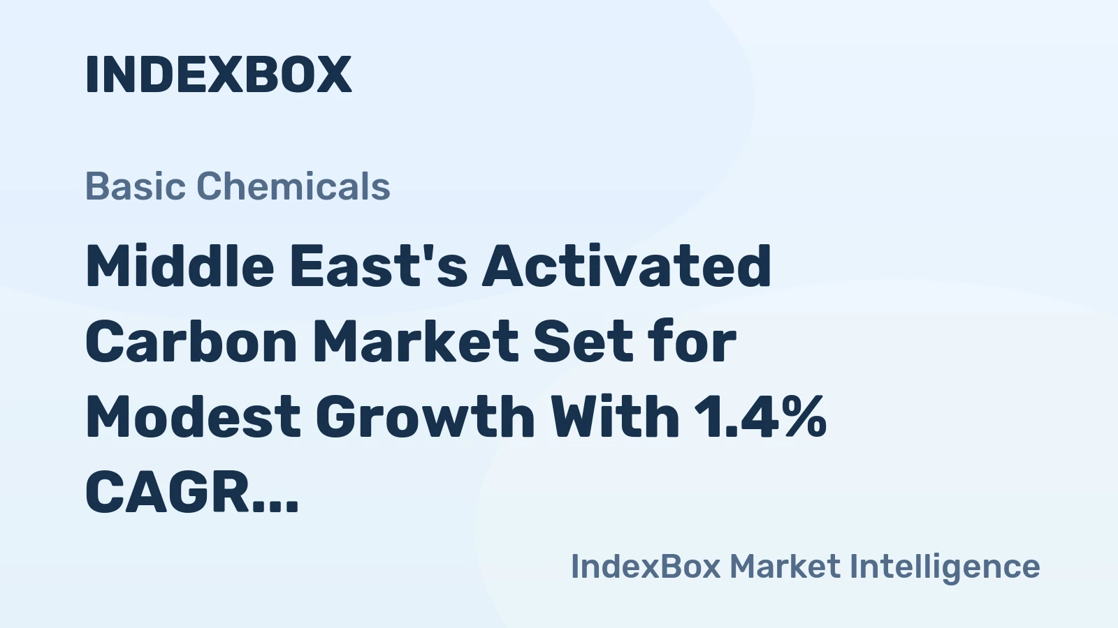 Middle East's Activated Carbon Market Set for Modest Growth With 1.4% CAGR Through 2035