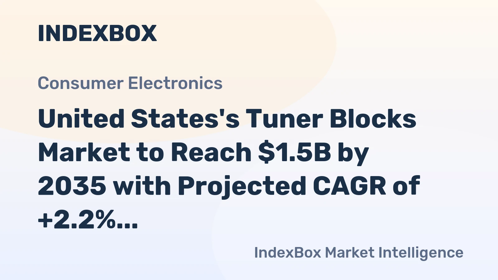 United States's Tuner Blocks Market to Reach $1.5B by 2035 with Projected CAGR of +2.2%