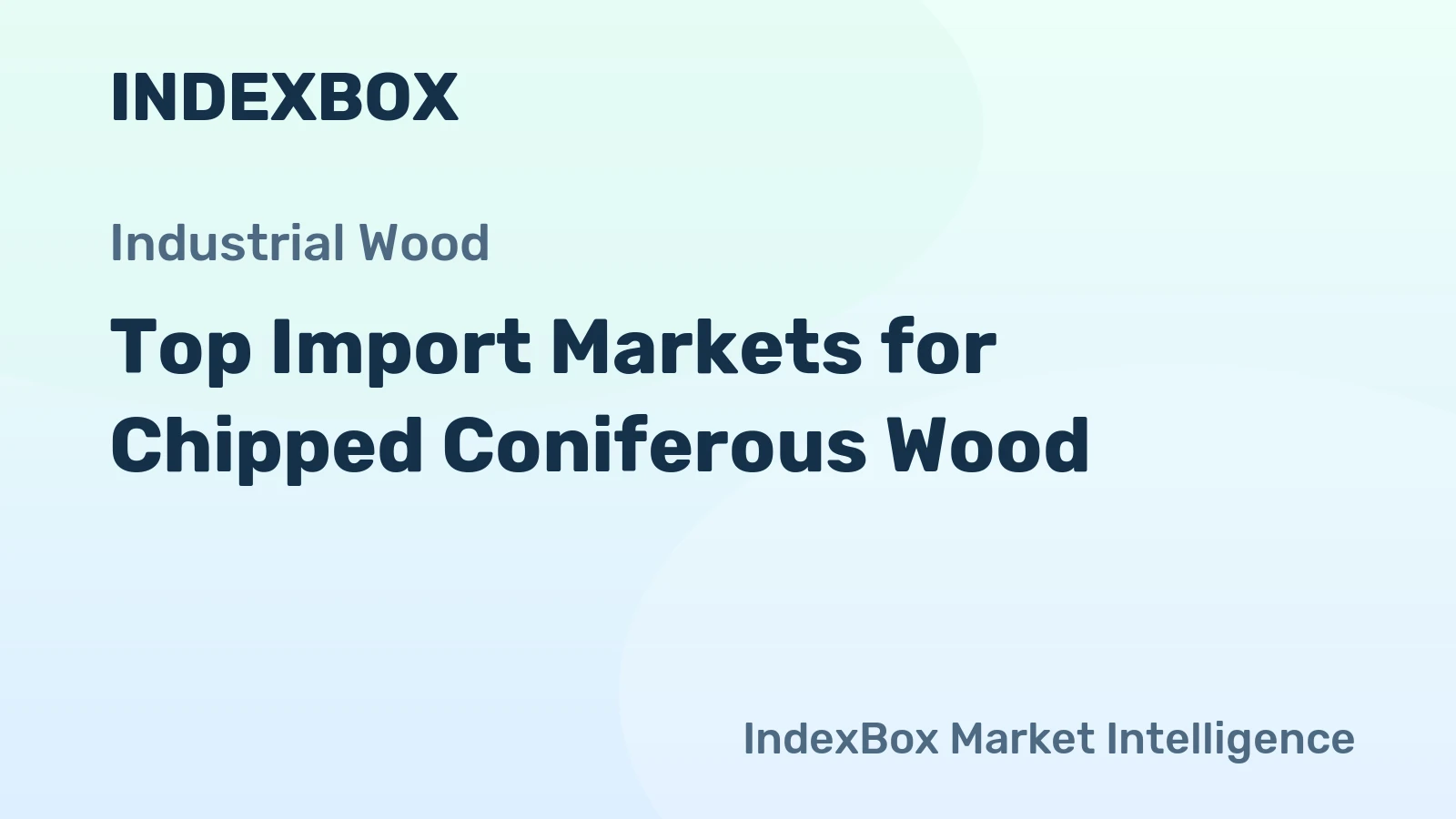 Top Import Markets for Chipped Coniferous Wood