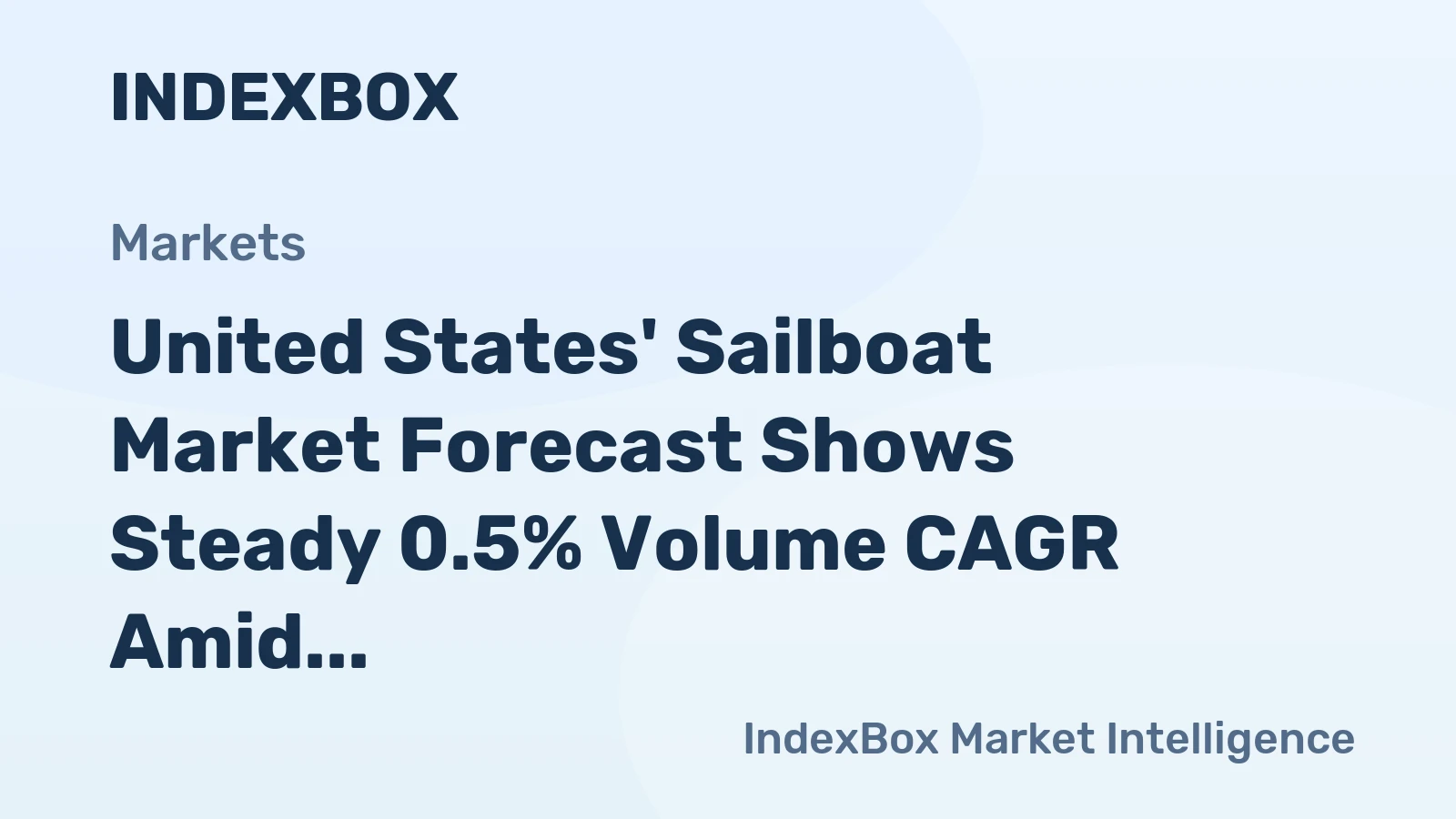 United States' Sailboat Market Forecast Shows Steady 0.5% Volume CAGR Amid Strong Value Growth