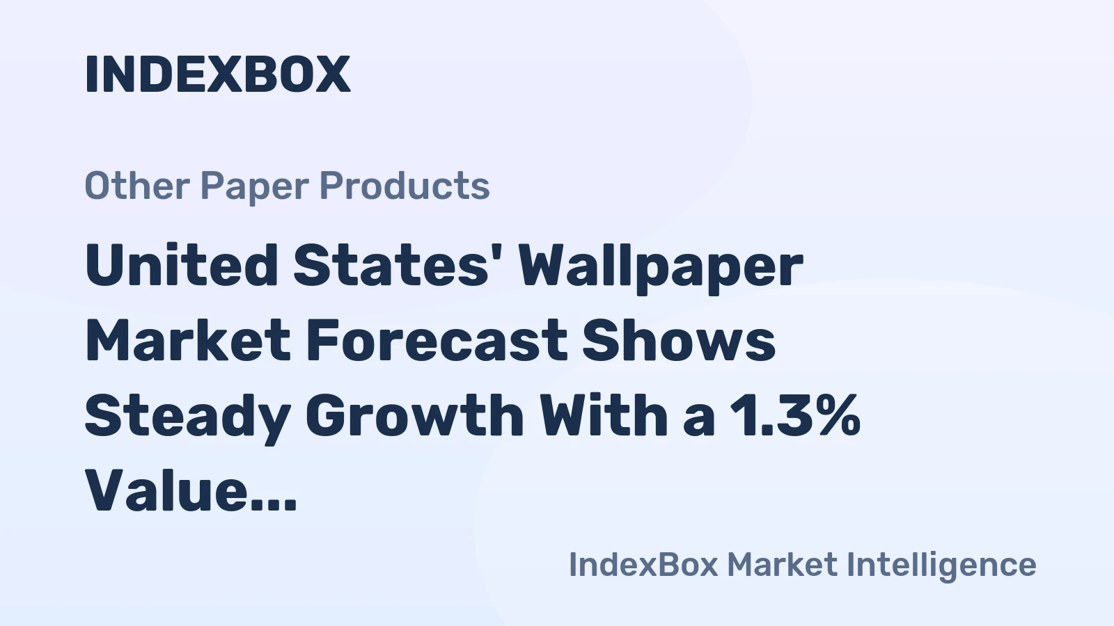 United States' Wallpaper Market Forecast Shows Steady Growth With a 1.3% Value CAGR