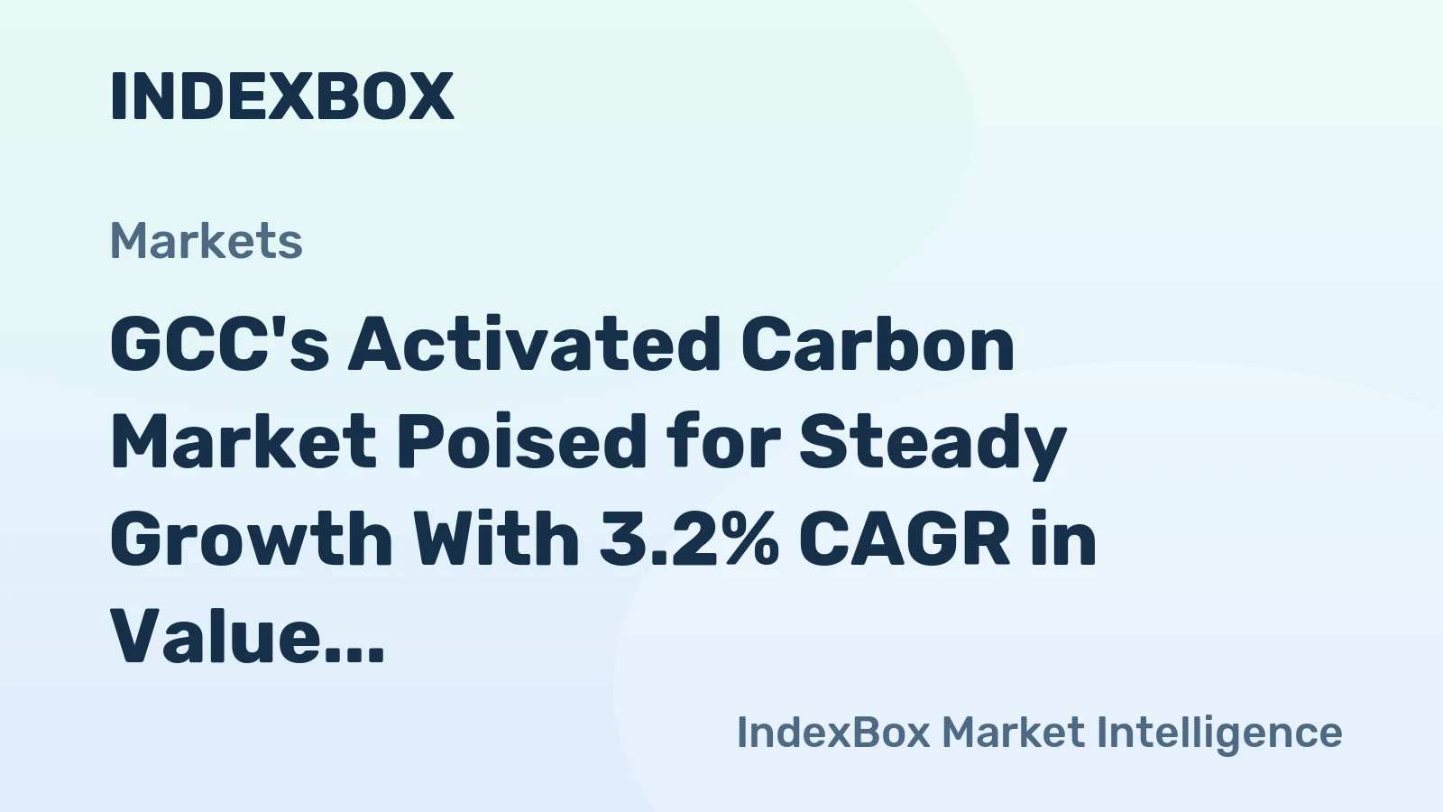 GCC's Activated Carbon Market Poised for Steady Growth With 3.2% CAGR in Value Through 2035