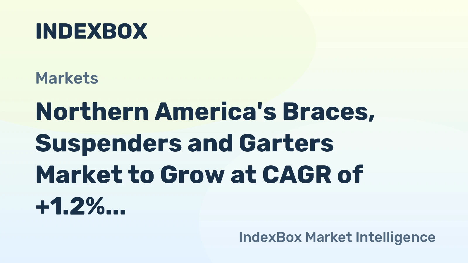 Northern America's Braces, Suspenders and Garters Market to Grow at CAGR of +1.2% from 2024 to 2035