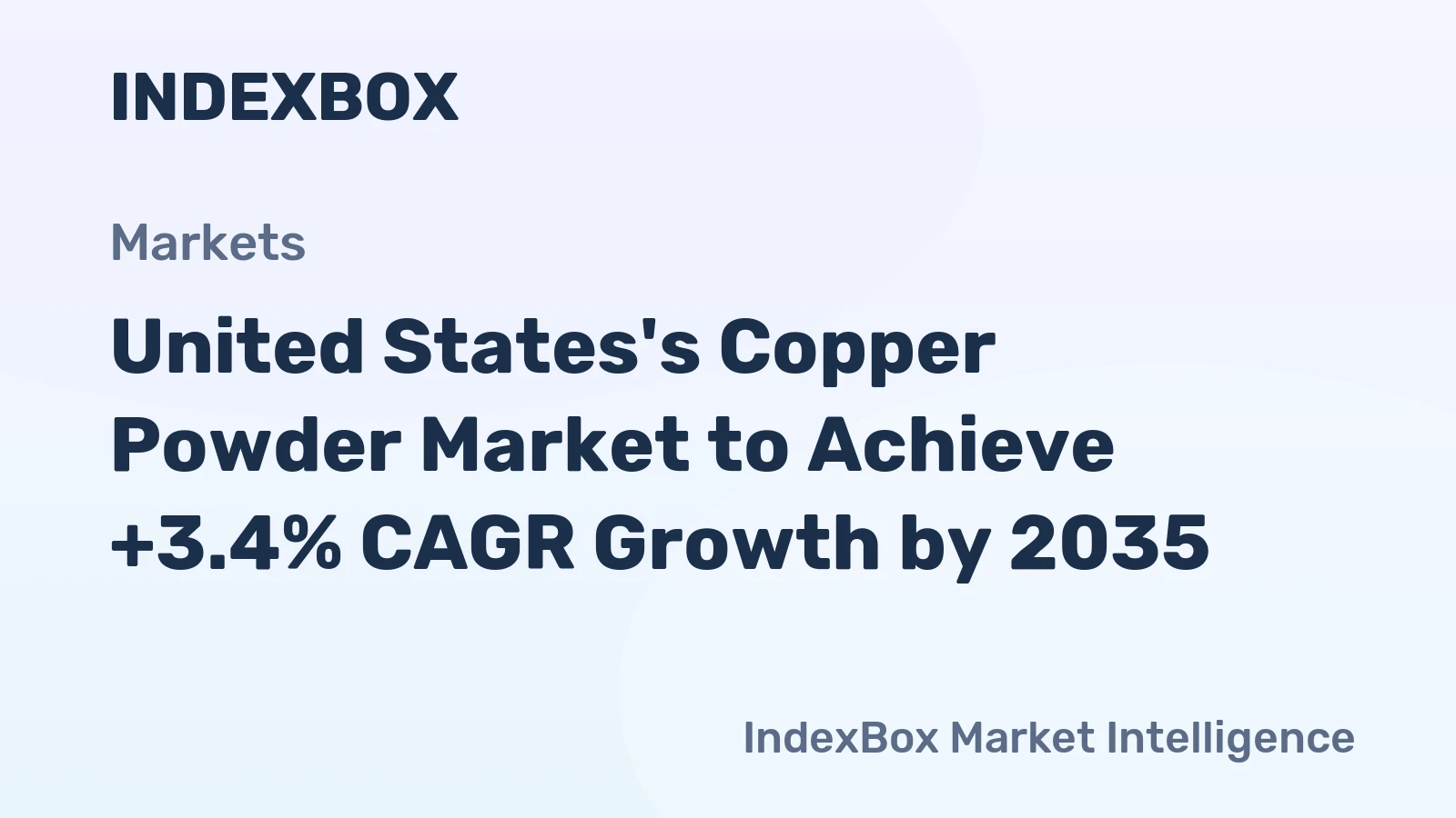 United States's Copper Powder Market to Achieve +3.4% CAGR Growth by 2035