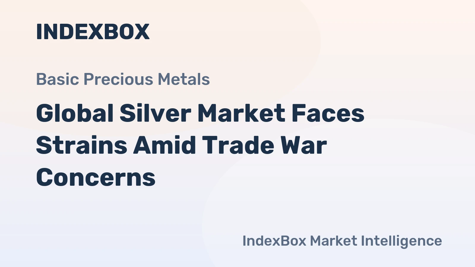 Global Silver Market Faces Strains Amid Trade War Concerns