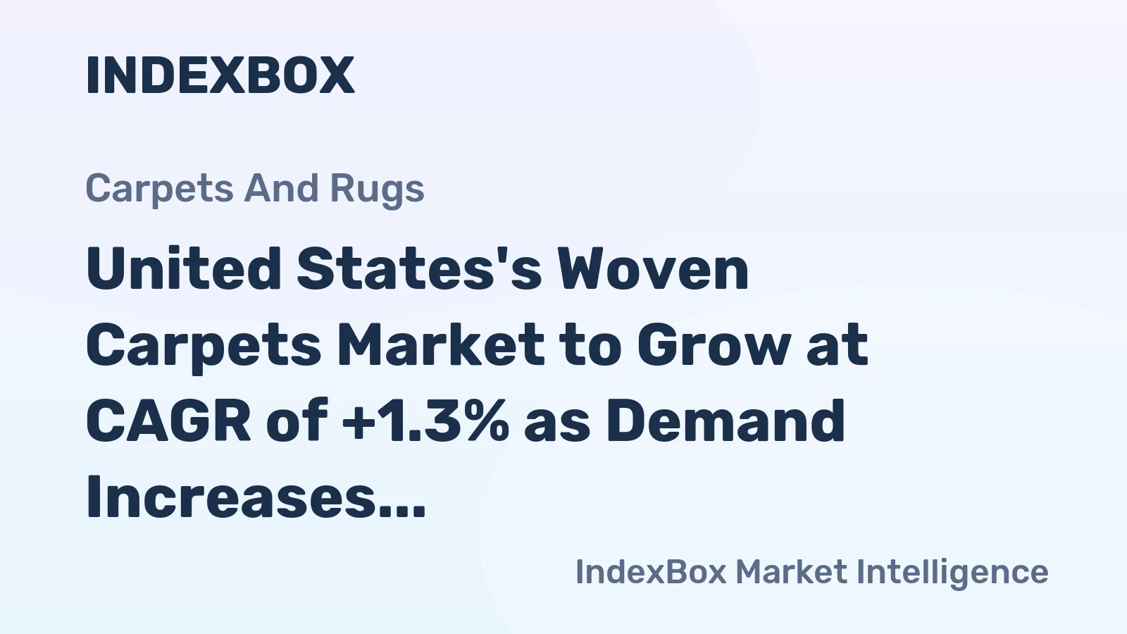United States's Woven Carpets Market to Grow at CAGR of +1.3% as Demand Increases