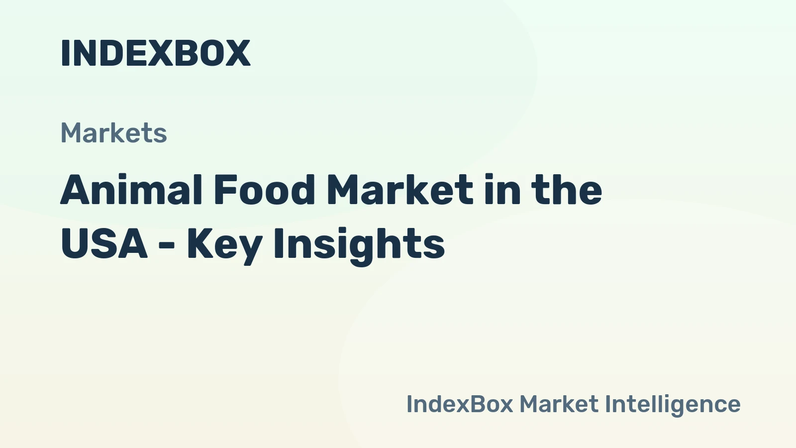 Animal Food Market in the USA - Key Insights