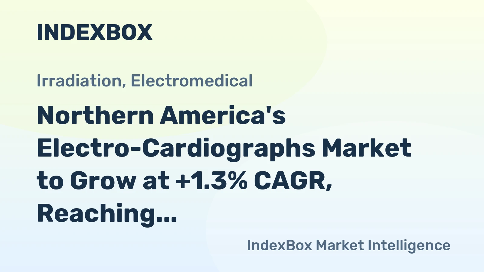 Northern America's Electro-Cardiographs Market to Grow at +1.3% CAGR, Reaching 3.4M Units by 2035
