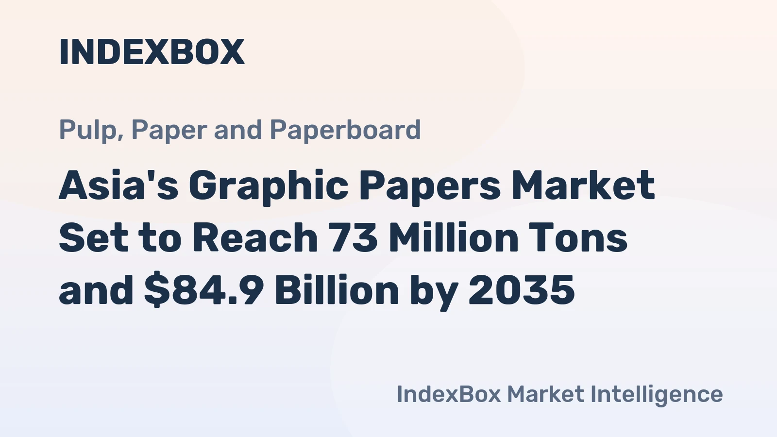 Asia's Graphic Papers Market Set to Reach 73 Million Tons and $84.9 Billion by 2035
