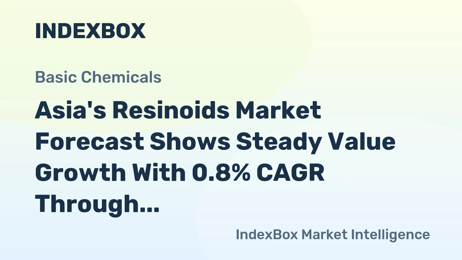 Asia's Resinoids Market Forecast Shows Steady Value Growth With 0.8% CAGR Through 2035