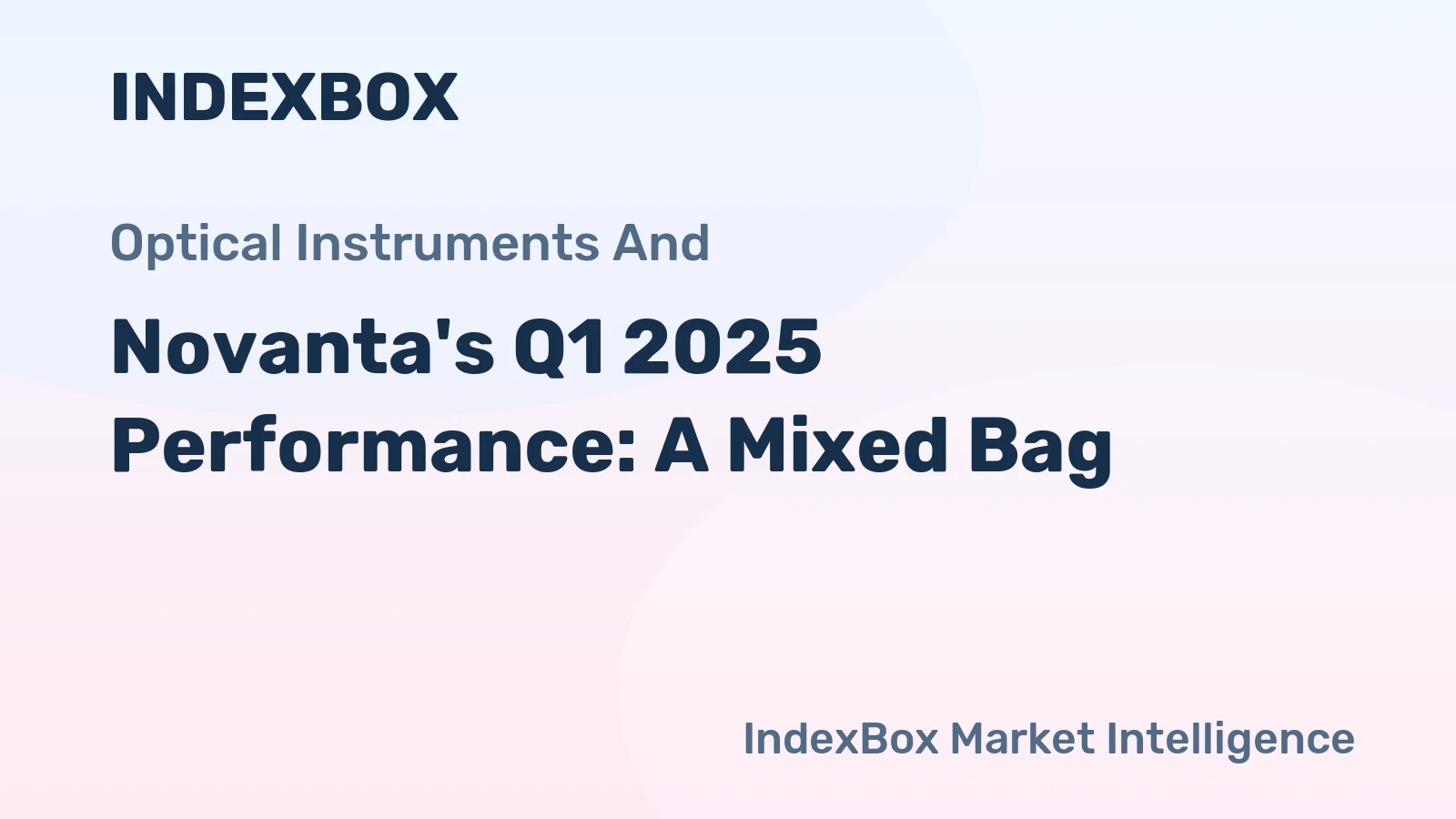 Novanta's Q1 2025 Performance: A Mixed Bag