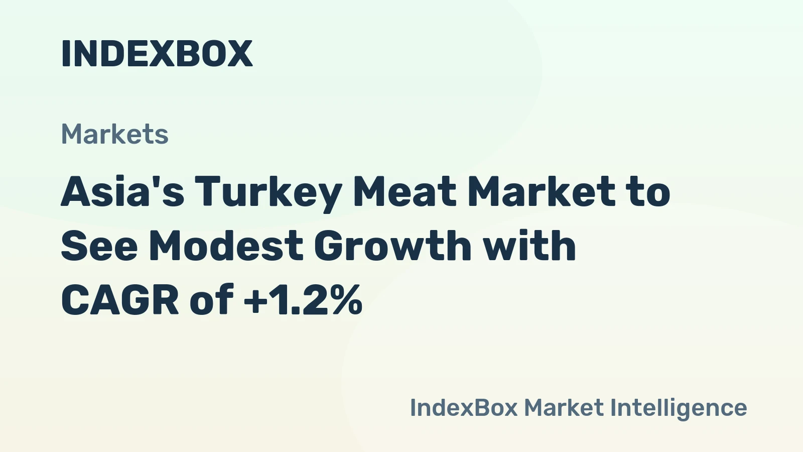 Asia's Turkey Meat Market to See Modest Growth with CAGR of +1.2%