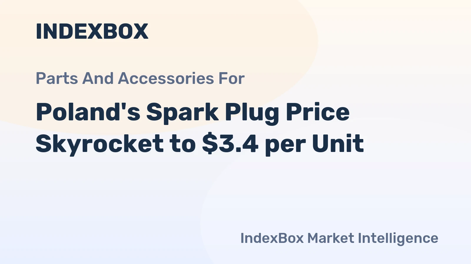 Poland's Spark Plug Price Skyrocket to $3.4 per Unit