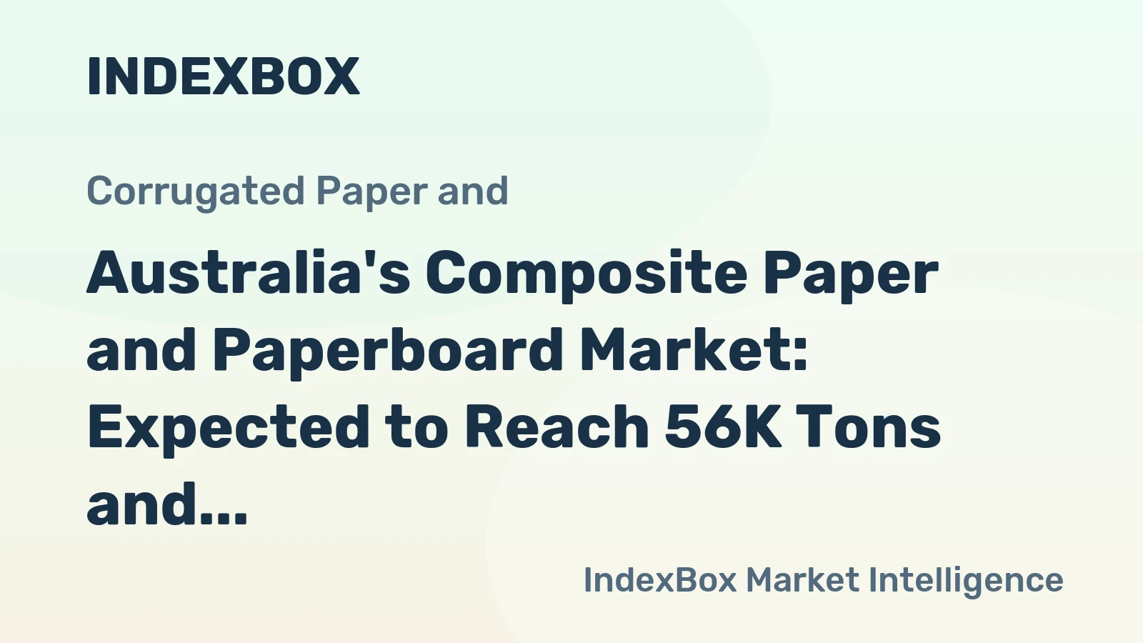 Australia's Composite Paper and Paperboard Market: Expected to Reach 56K Tons and $61M by 2035