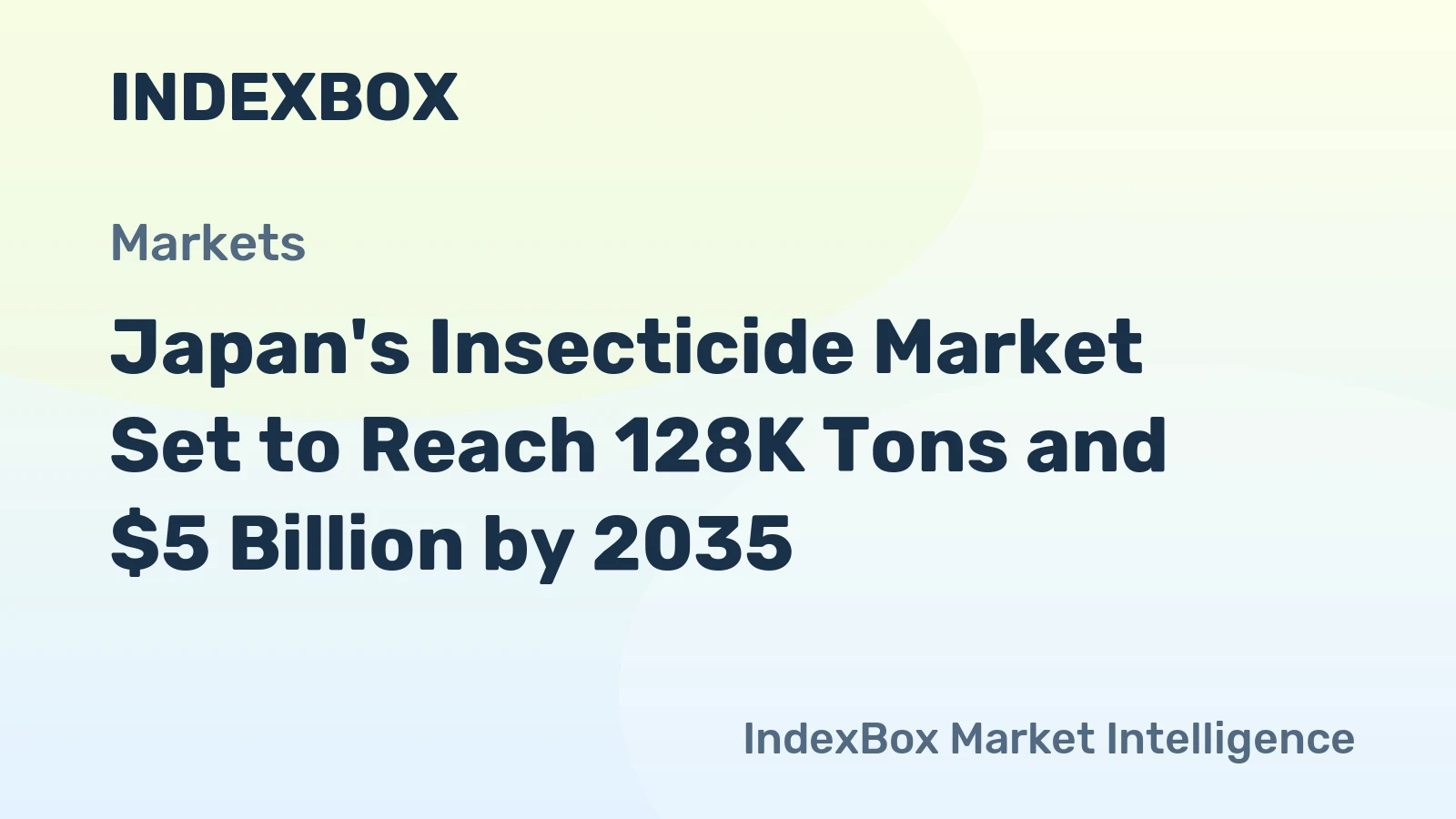 Japan's Insecticide Market Set to Reach 128K Tons and $5 Billion by 2035