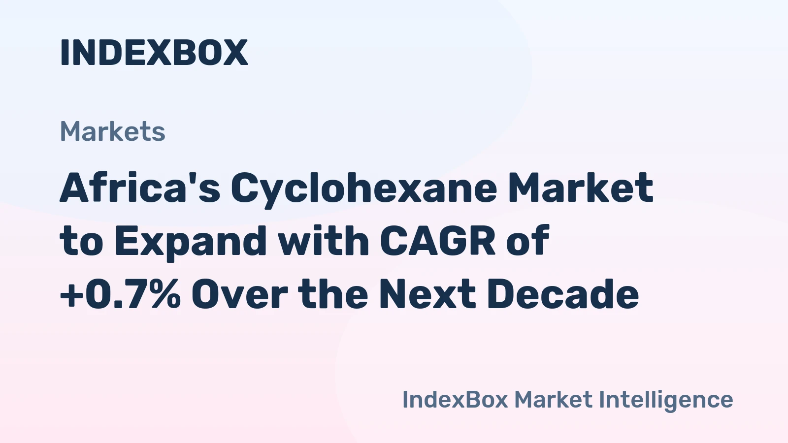 Africa's Cyclohexane Market to Expand with CAGR of +0.7% Over the Next Decade