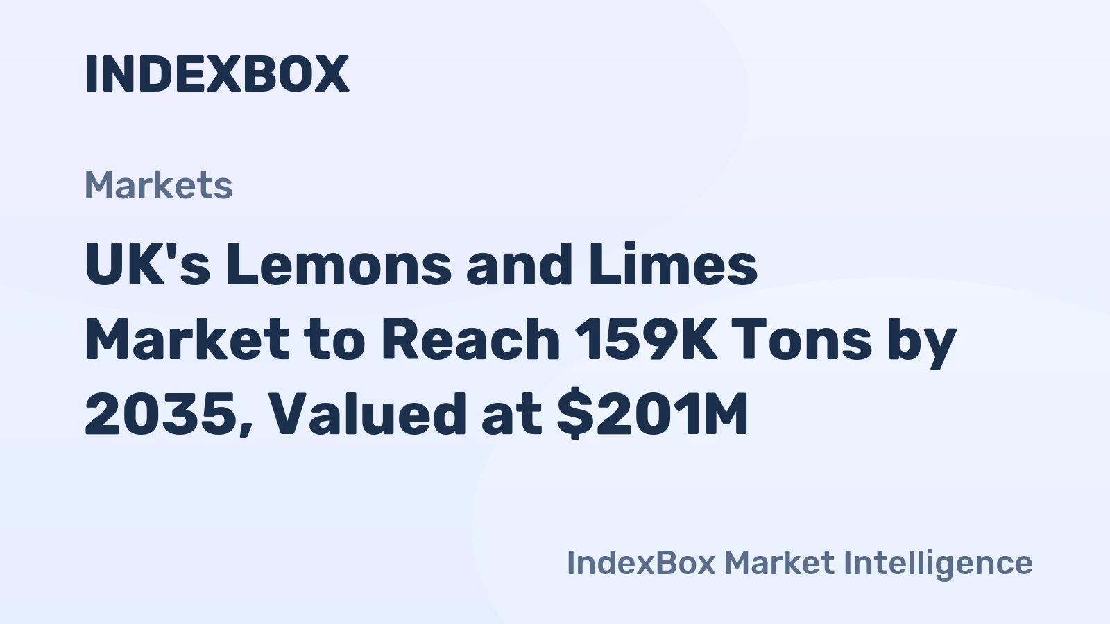 UK's Lemons and Limes Market to Reach 159K Tons by 2035, Valued at $201M