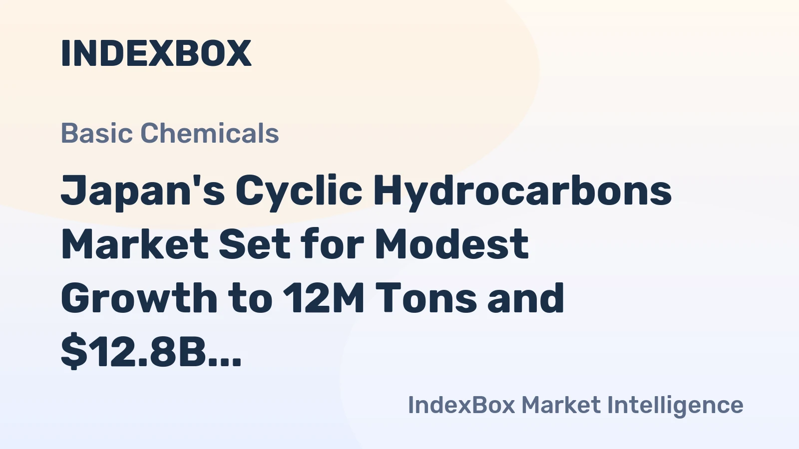 Japan's Cyclic Hydrocarbons Market Set for Modest Growth to 12M Tons and $12.8B