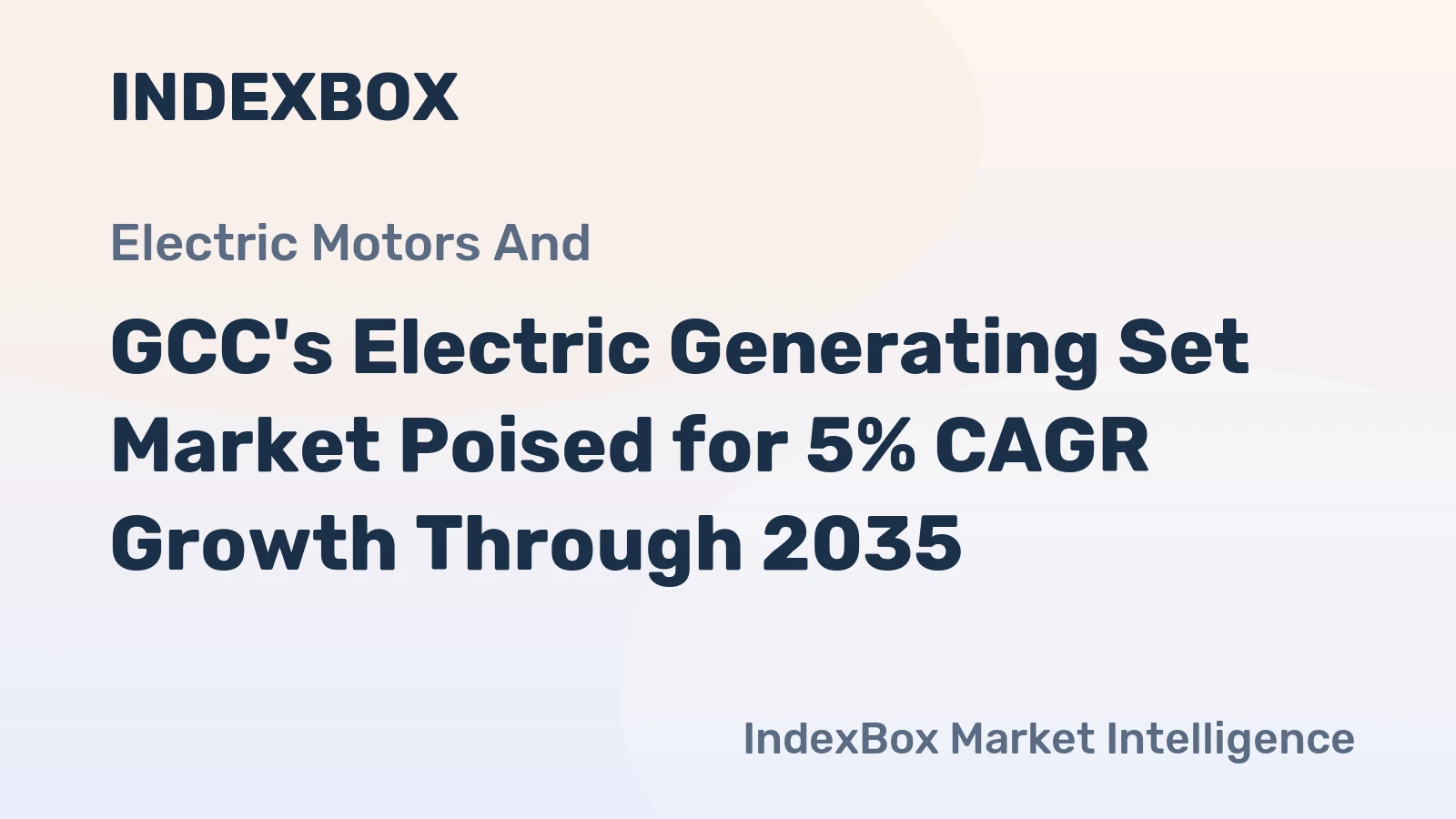 GCC's Electric Generating Set Market Poised for 5% CAGR Growth Through 2035