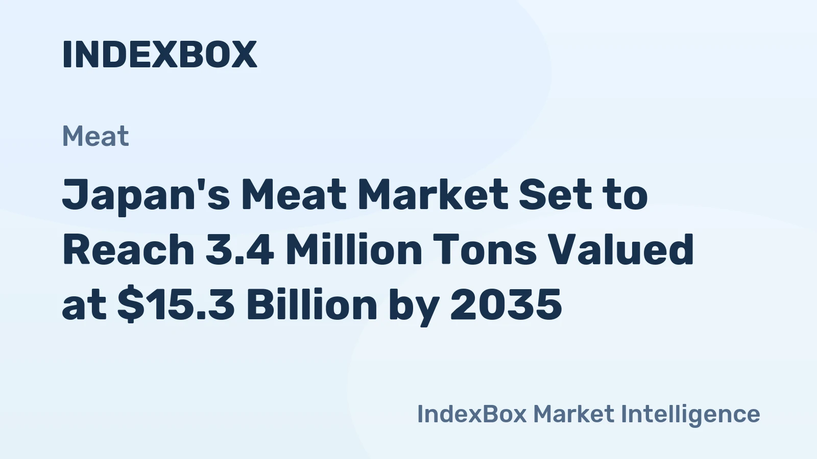 Japan's Meat Market Set to Reach 3.4 Million Tons Valued at $15.3 Billion by 2035