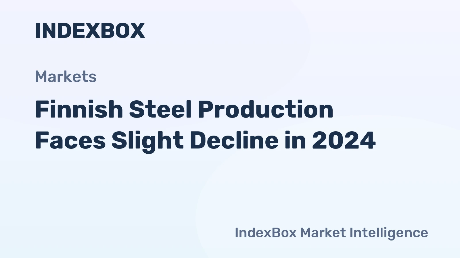 Finnish Steel Production Faces Slight Decline in 2024