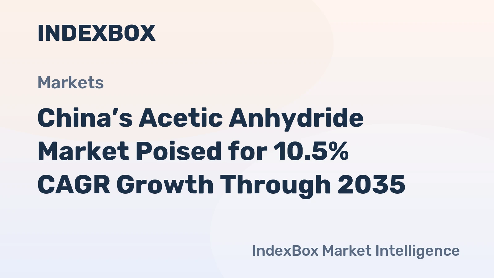China’s Acetic Anhydride Market Poised for 10.5% CAGR Growth Through 2035