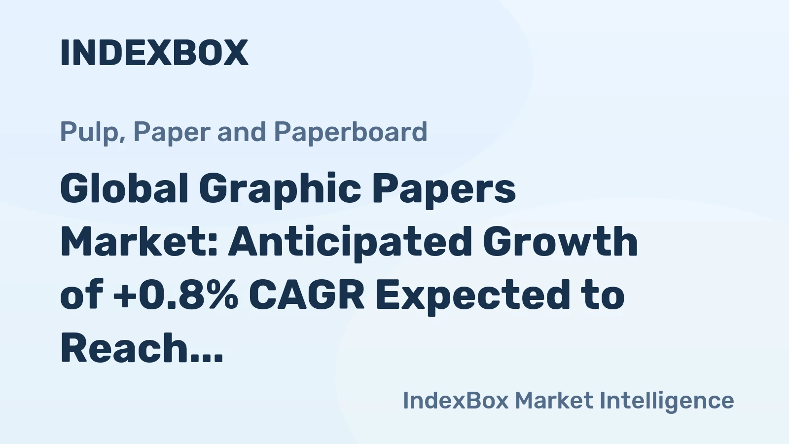Global Graphic Papers Market: Anticipated Growth of +0.8% CAGR Expected to Reach 118 Million Tons by 2035