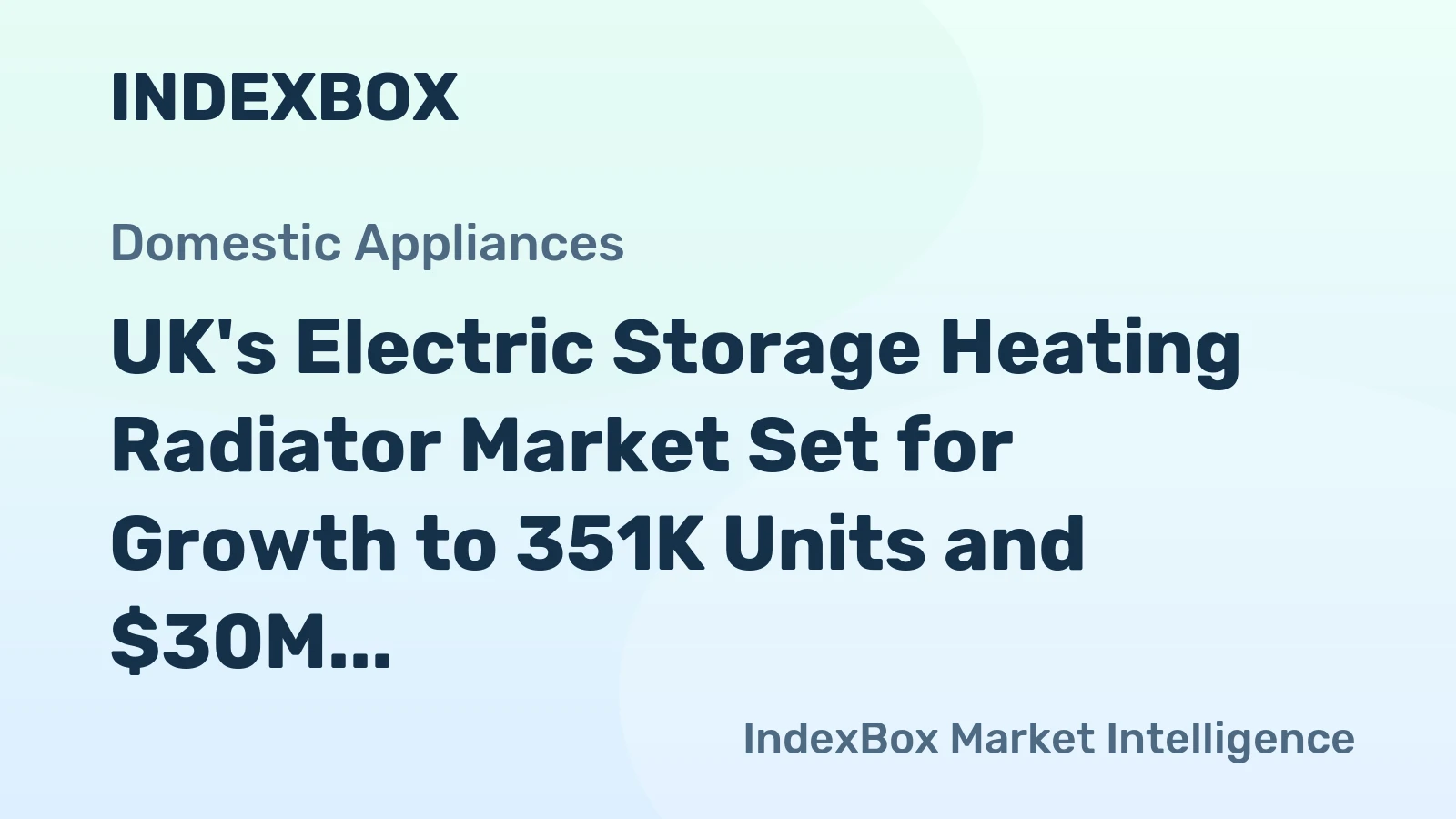 UK's Electric Storage Heating Radiator Market Set for Growth to 351K Units and $30M by 2035