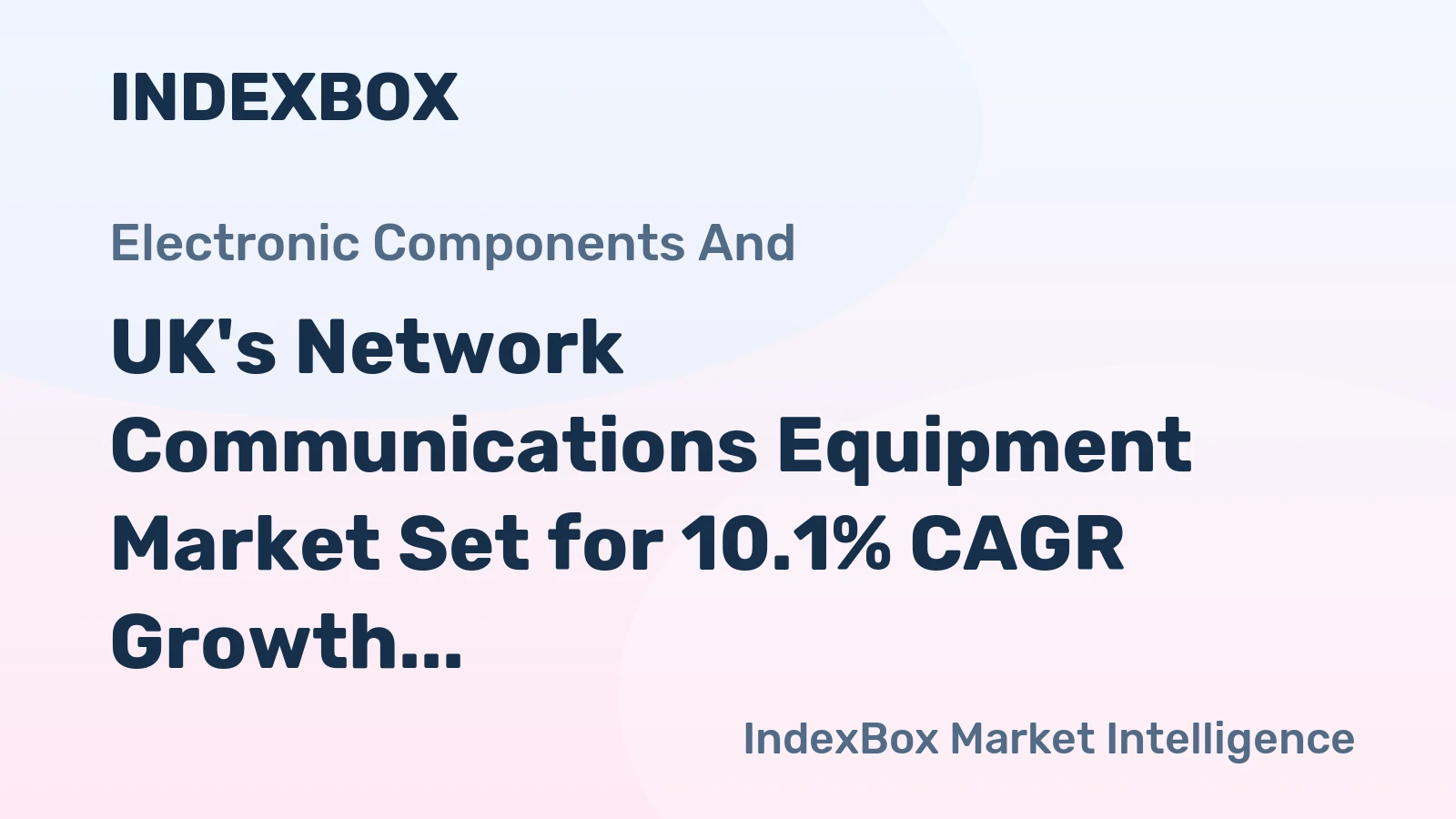 UK's Network Communications Equipment Market Set for 10.1% CAGR Growth to 2035