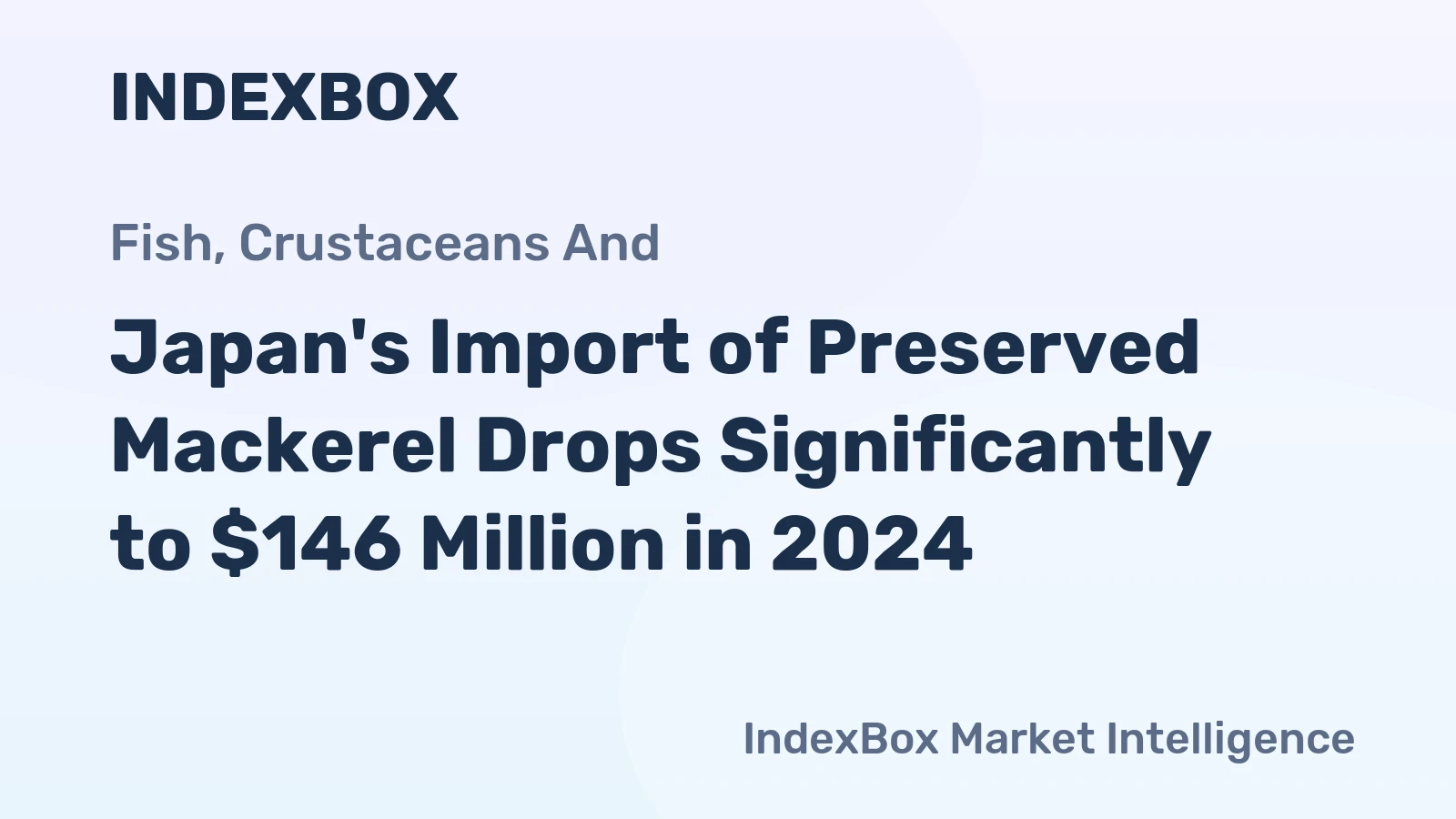 Japan's Import of Preserved Mackerel Drops Significantly to $146 Million in 2024