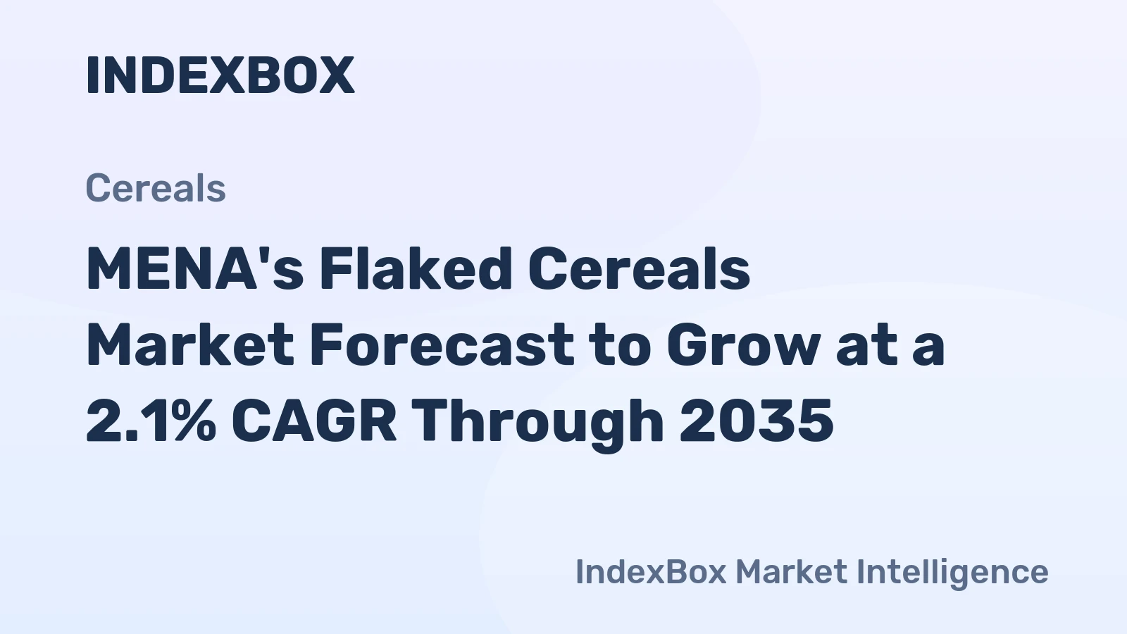MENA's Flaked Cereals Market Forecast to Grow at a 2.1% CAGR Through 2035
