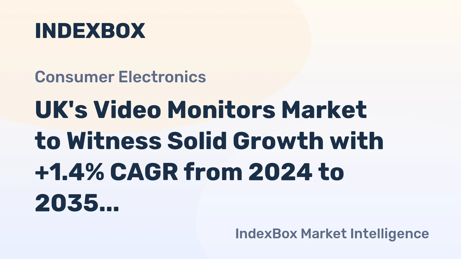 UK's Video Monitors Market to Witness Solid Growth with +1.4% CAGR from 2024 to 2035