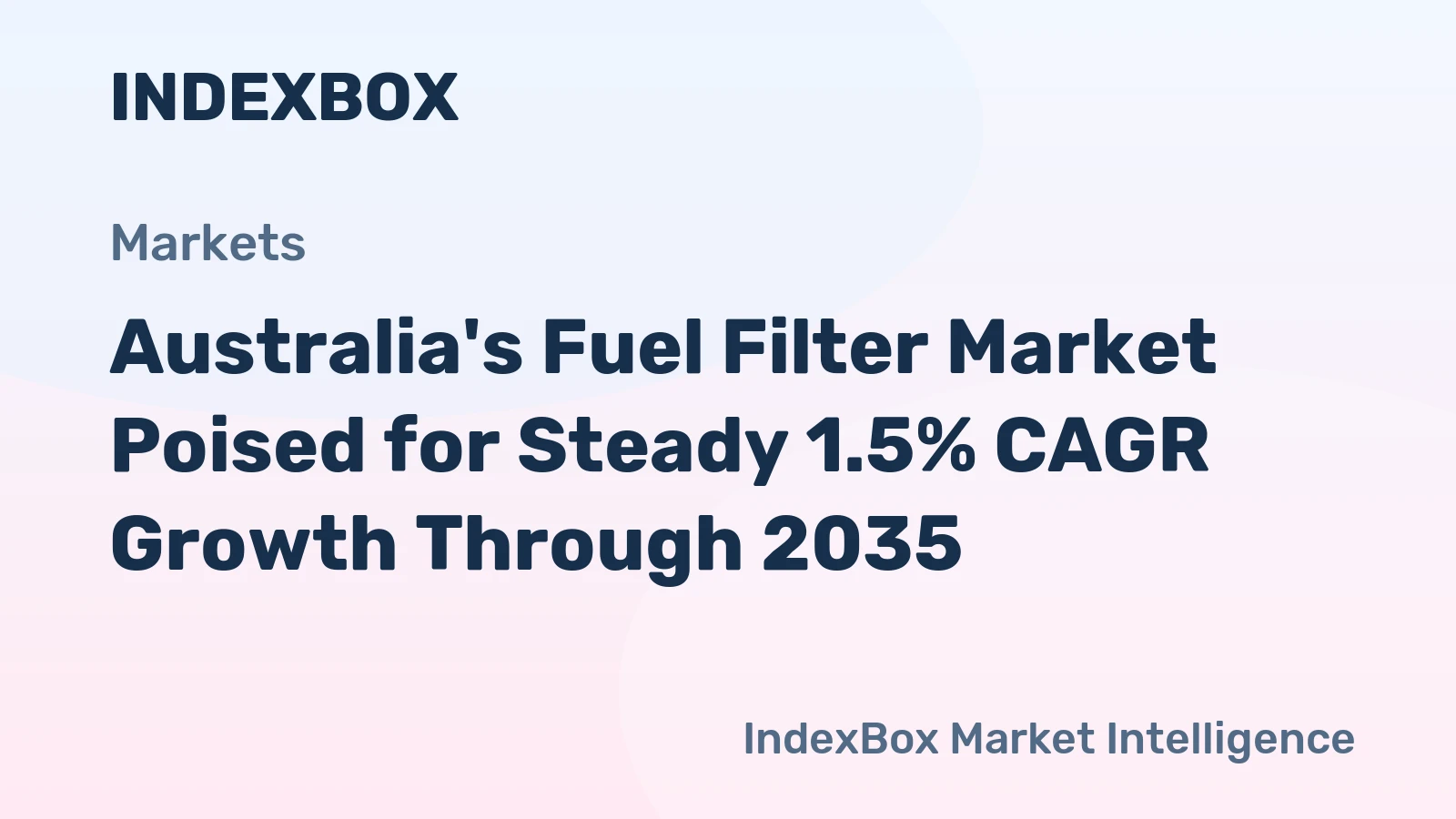 Australia's Fuel Filter Market Poised for Steady 1.5% CAGR Growth Through 2035