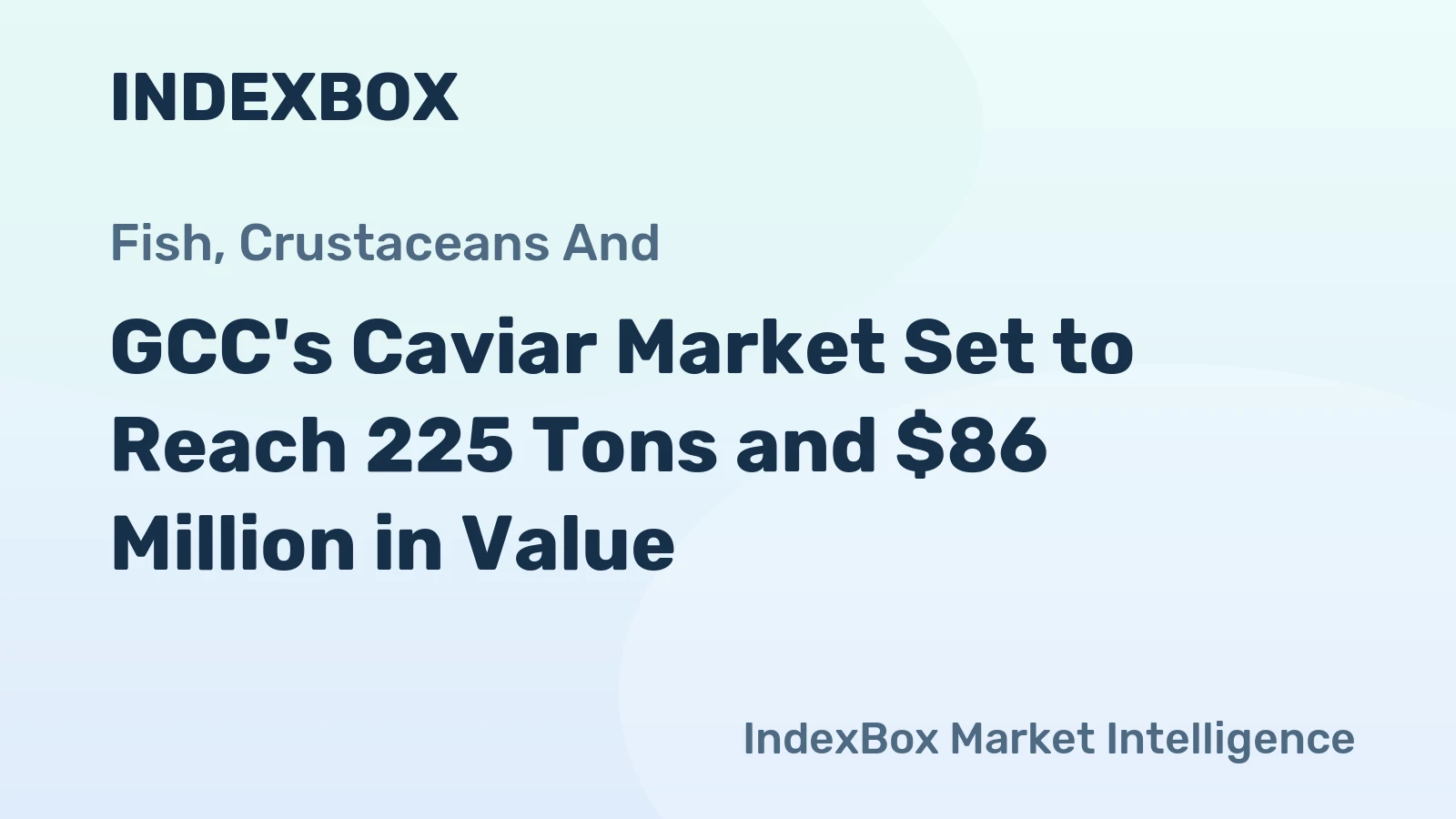 GCC's Caviar Market Set to Reach 225 Tons and $86 Million in Value