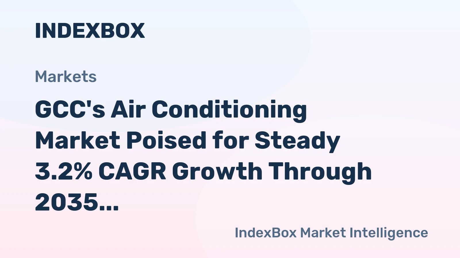GCC's Air Conditioning Market Poised for Steady 3.2% CAGR Growth Through 2035